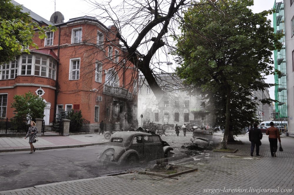 13 Ghostly Photos of Kaliningrad Looked Both in World War II and 2013 ...