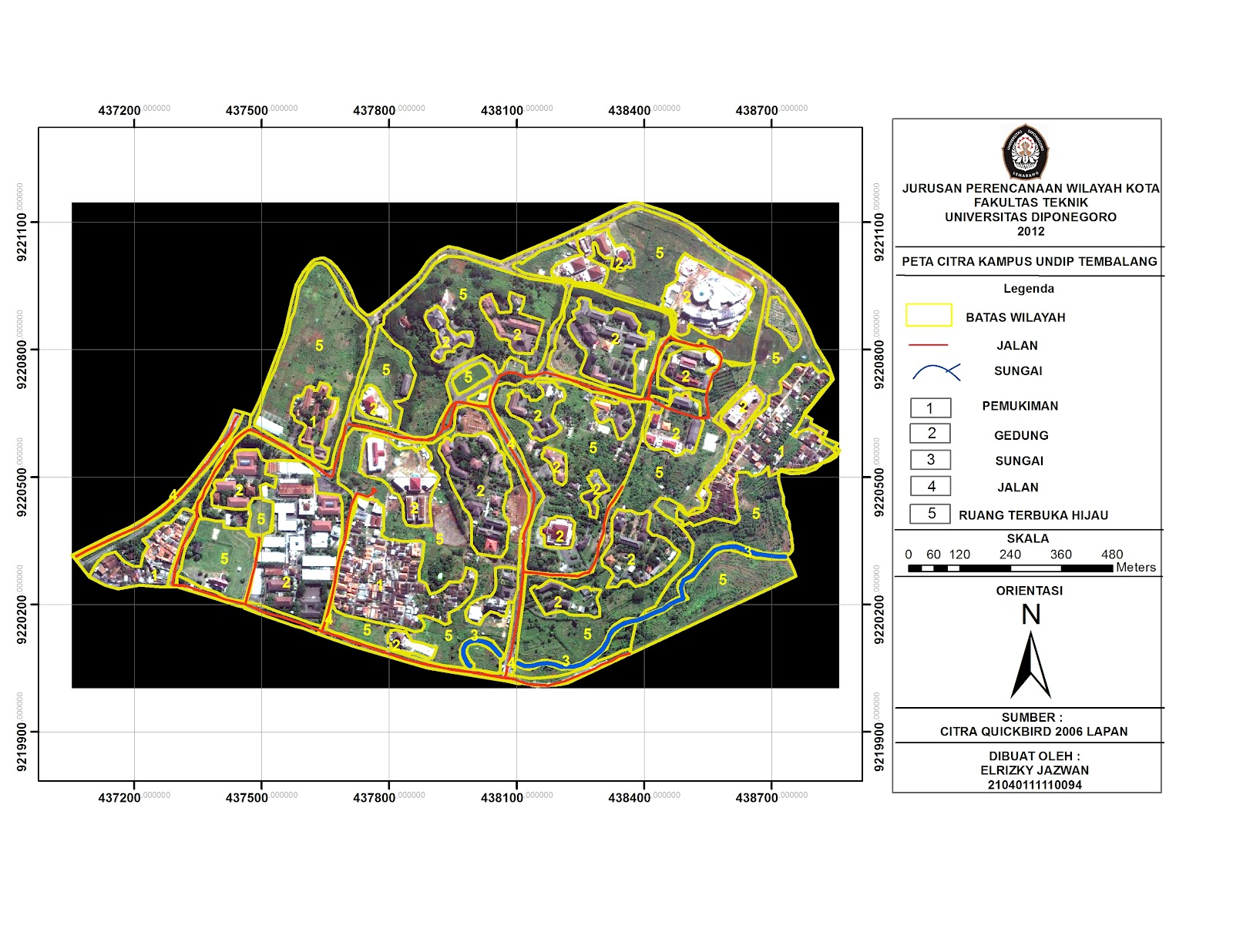 Welcome TO mY BlOG....................: Peta Citra Kampus Undip Tembalang
