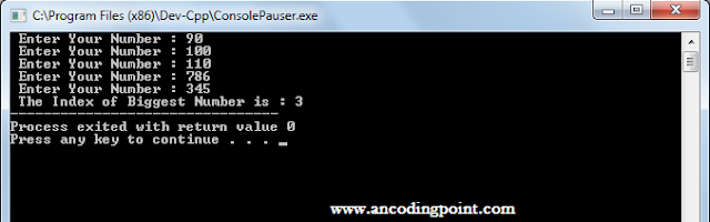 How To Find Index Number Of Biggest Number In Array In C PProgramming how-to-find-index-number-of-biggest-number-in-array-in-c-pprogramming