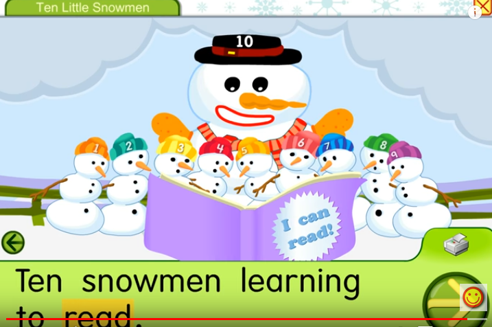 Eeny Meeny Miny Moe: TEN LITTLE SNOWMEN
