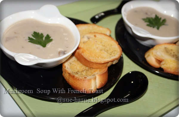 HaSue: I Love My Life: Resepi: Mushroom Soup
