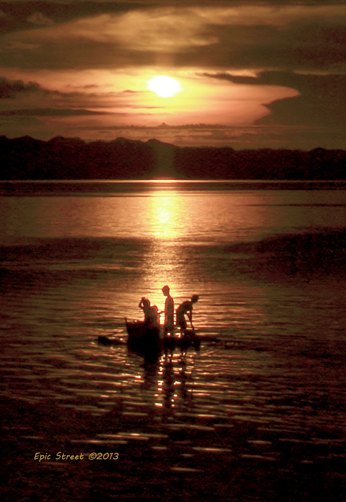Epic Street :: The Mirror-Like Waters off the Coast of Aroroy, Masbate