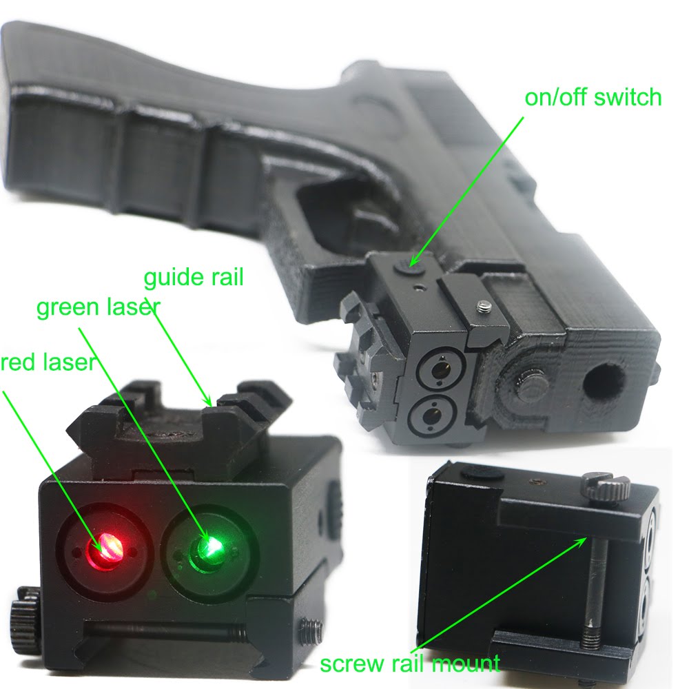 Rail Mount Laser Gun Sights for Pistols & Rifles: 二月 2018