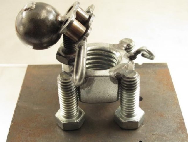 Conteng2Kreatif: Arca Comel dari Besi Terbuang (46 Gambar)