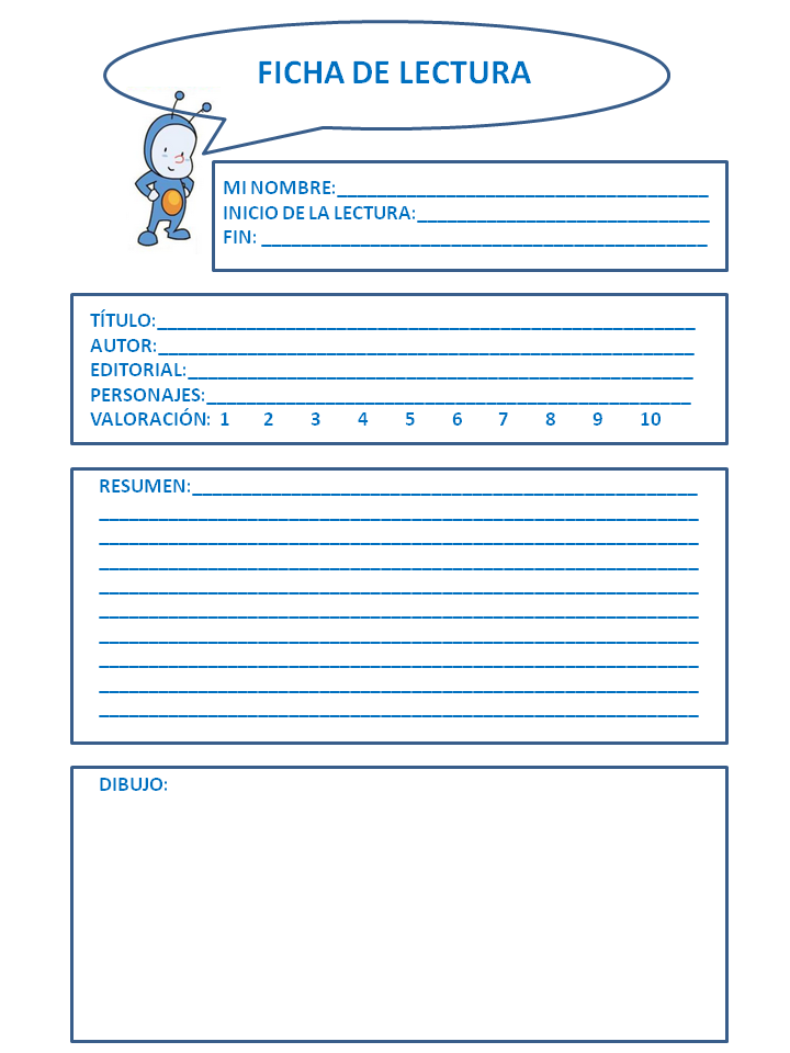 Amigos mágicos de Iván: NUEVAS FICHAS DE LECTURA