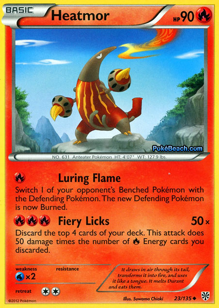 Heatmor -- Plasma Storm Pokemon Card Review | PrimetimePokemon's Blog