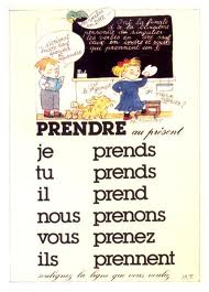 Le coin du fle des élèves du Secondaire: Le verbe prendre au présent de ...