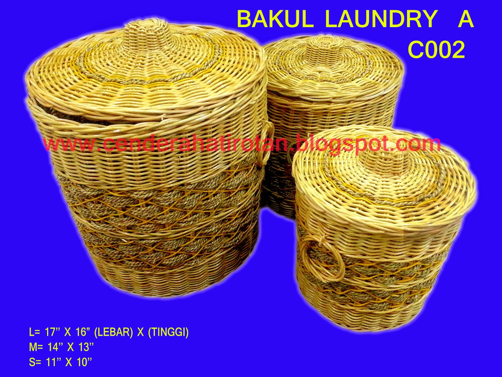 CENDERAHATI BAKUL ROTAN: Bakul Laundry (Bakul Linen)