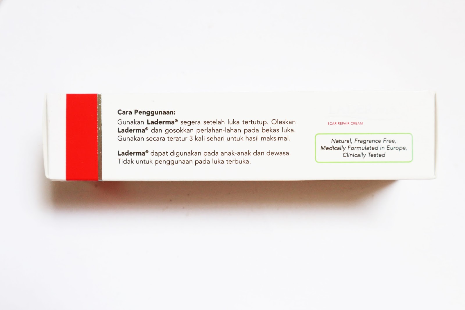 Review: Laderma Scar Repair Cream (Cream Penghilang Bekas Luka) - Ell's ...