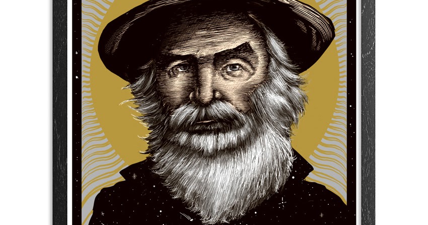 INSIDE THE ROCK POSTER FRAME BLOG: Zeb Love Walt Whitman Print And ...