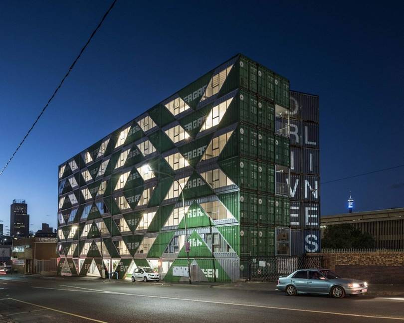 Intermodal Container Building in Johannesburg