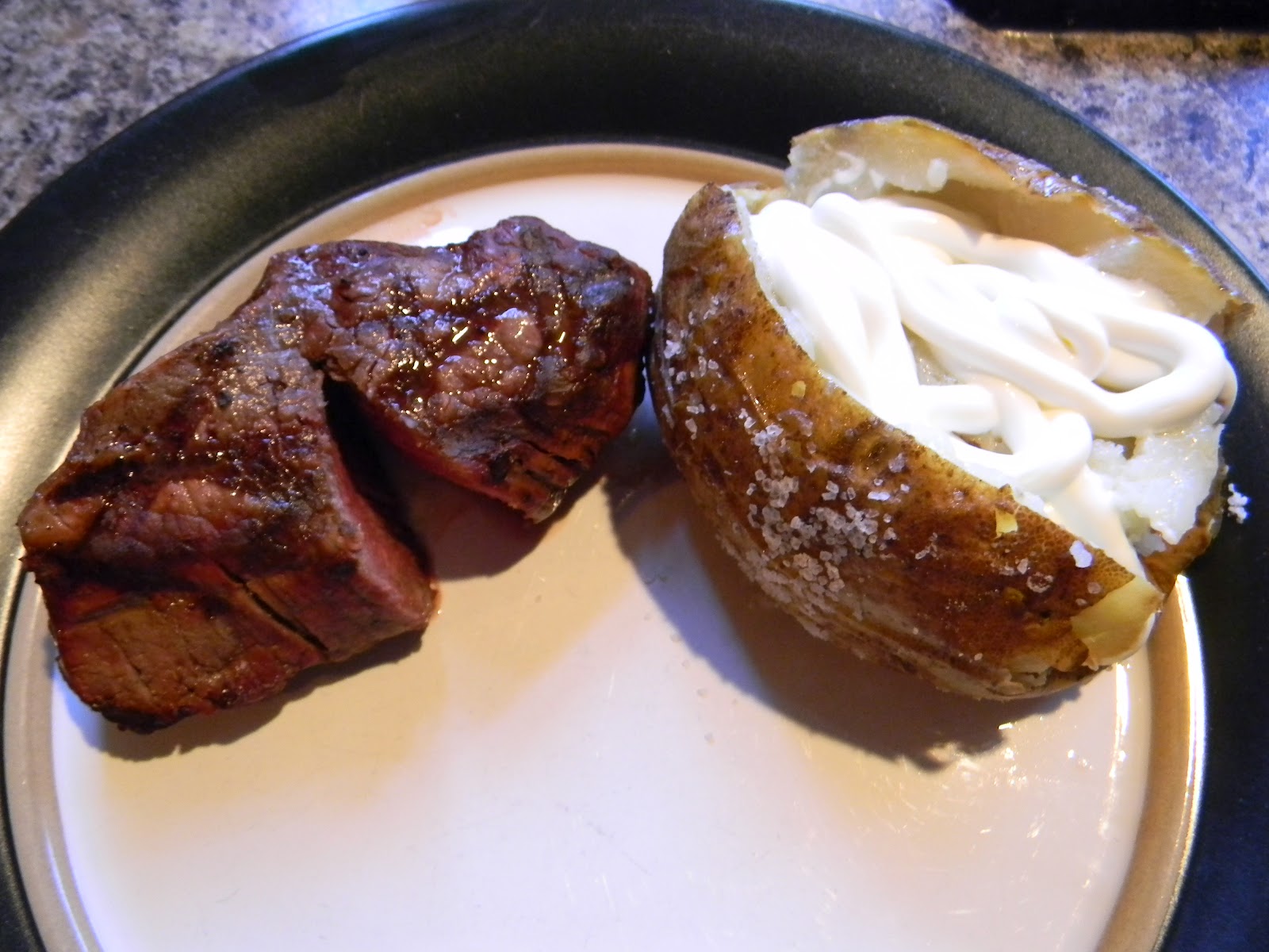 Recipes from HT's Kitchen: Baked Potato - restaurant style