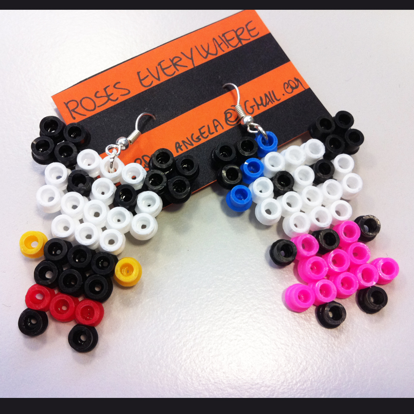 ROSES EVERYWHERE: PYSSLA ART! by MELANGE