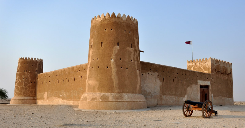 .: The Al Wajba fort. Qatar. - O forte de Al Wajba. Catar. - Die ...
