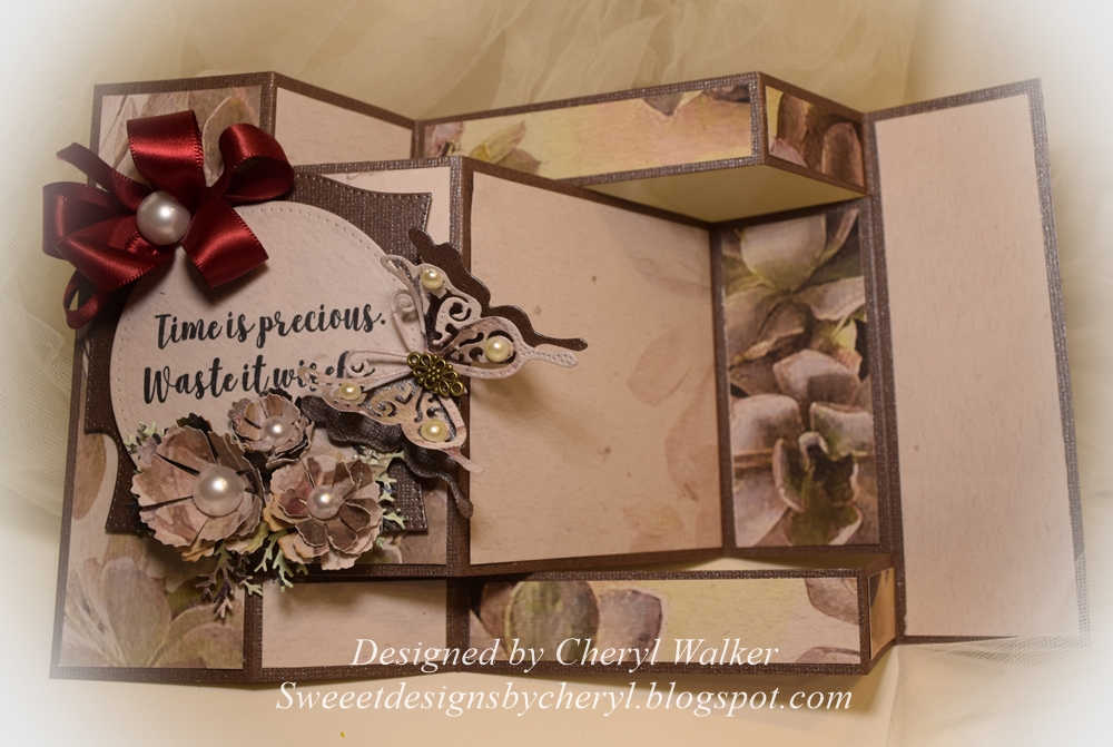 Tri Shutter Fold Card & Video Tutorial with Cheryl Walker - Cheery Lynn ...