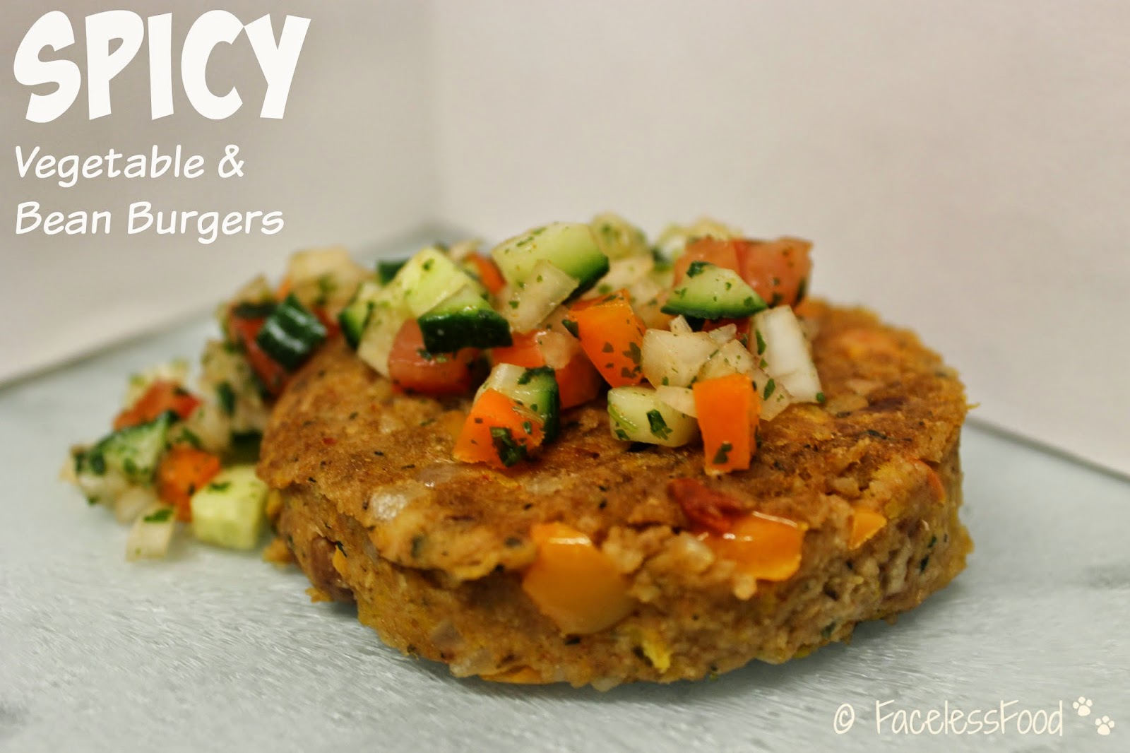 We Don't Eat Anything With A Face: Spicy Vegetable & Bean Burgers