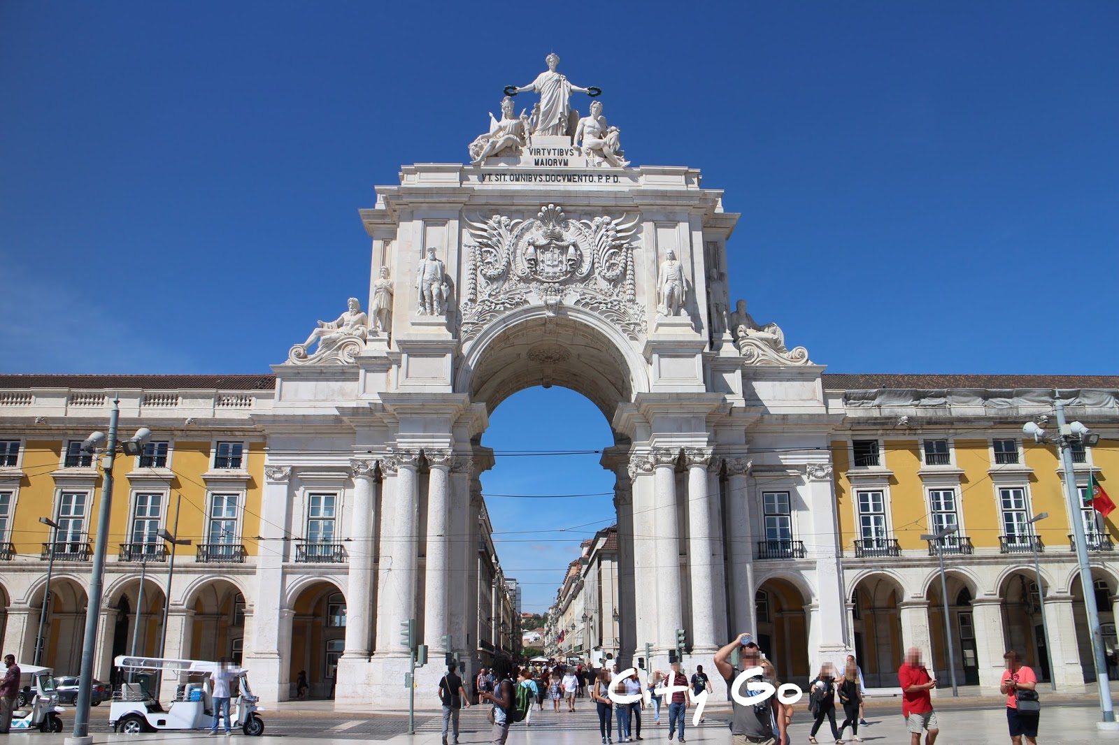 Rua Augusta Arch, Lisbon, Portugal