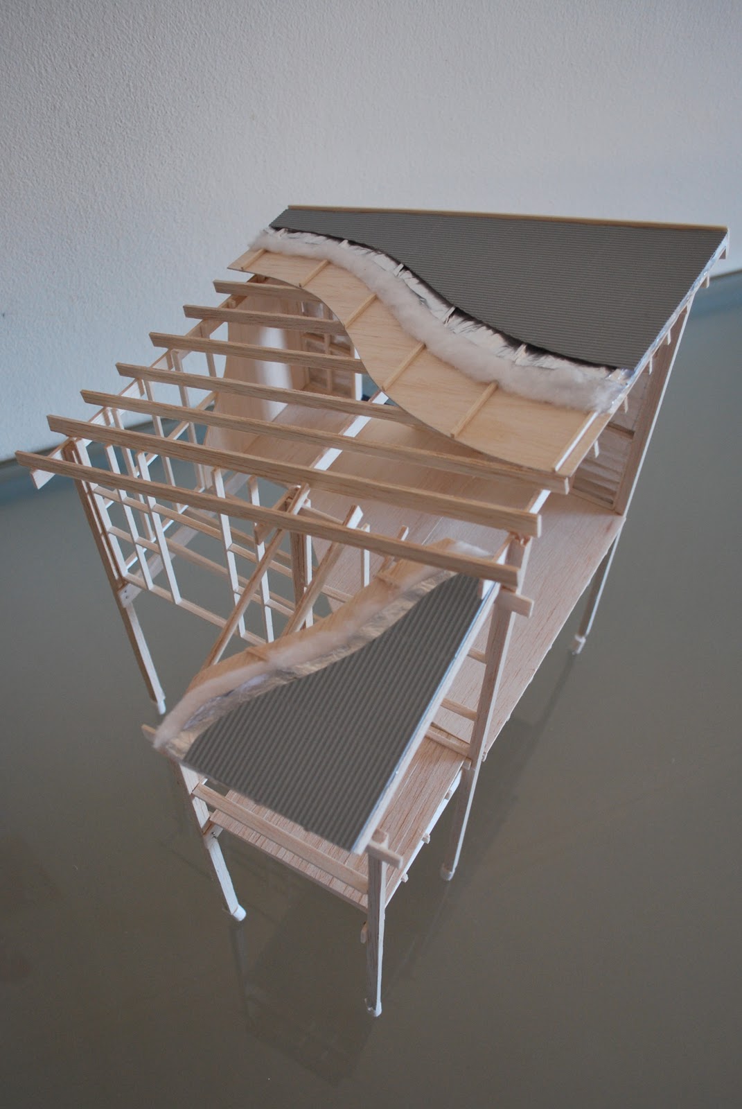 Gilbert Ho's Archi Blog: Structures + Construction - Timberframe Model