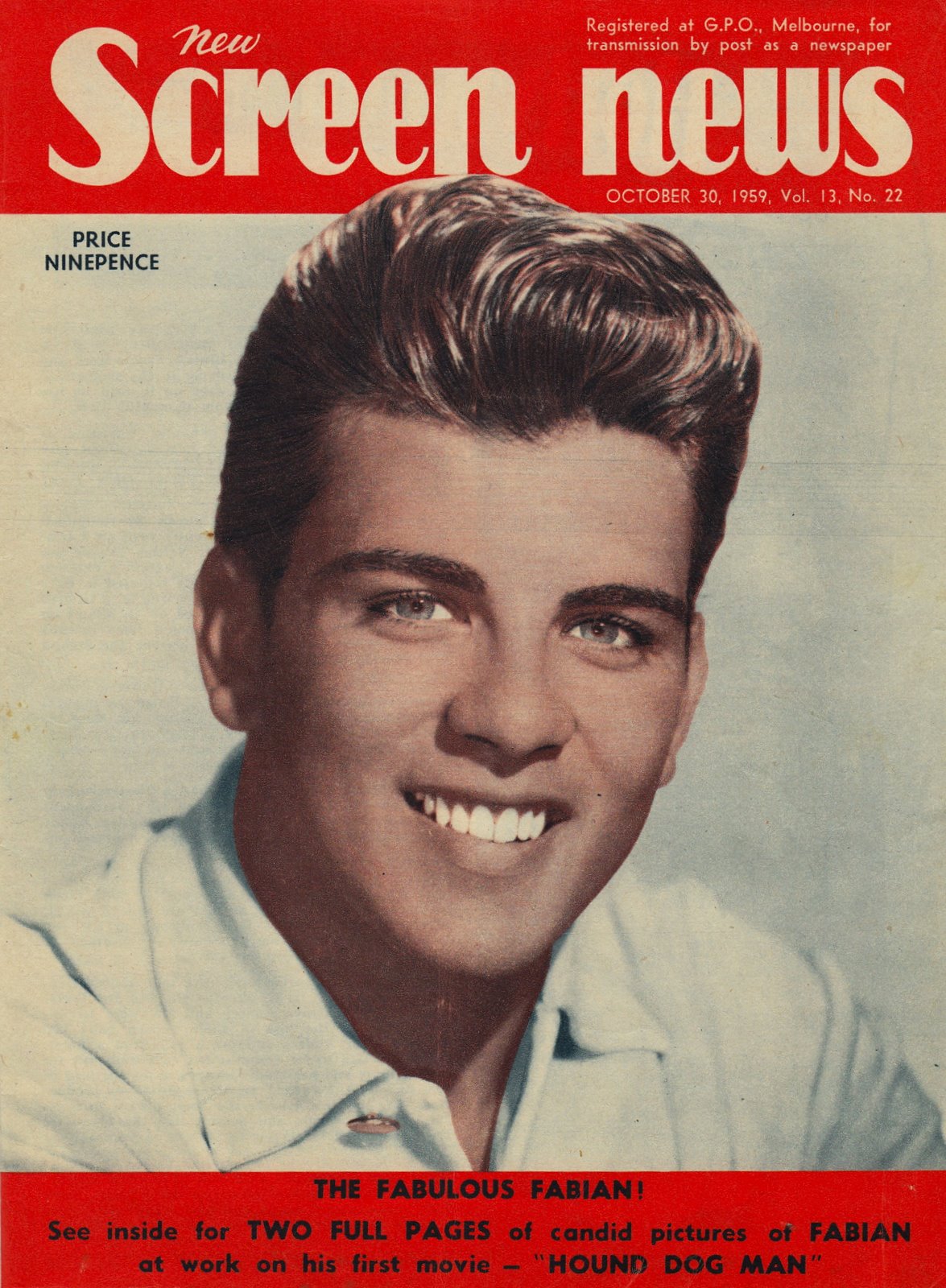 A VERY LUSH BUDGET: TEEN IDOLS: FABIAN FORTE Pin-ups & covers