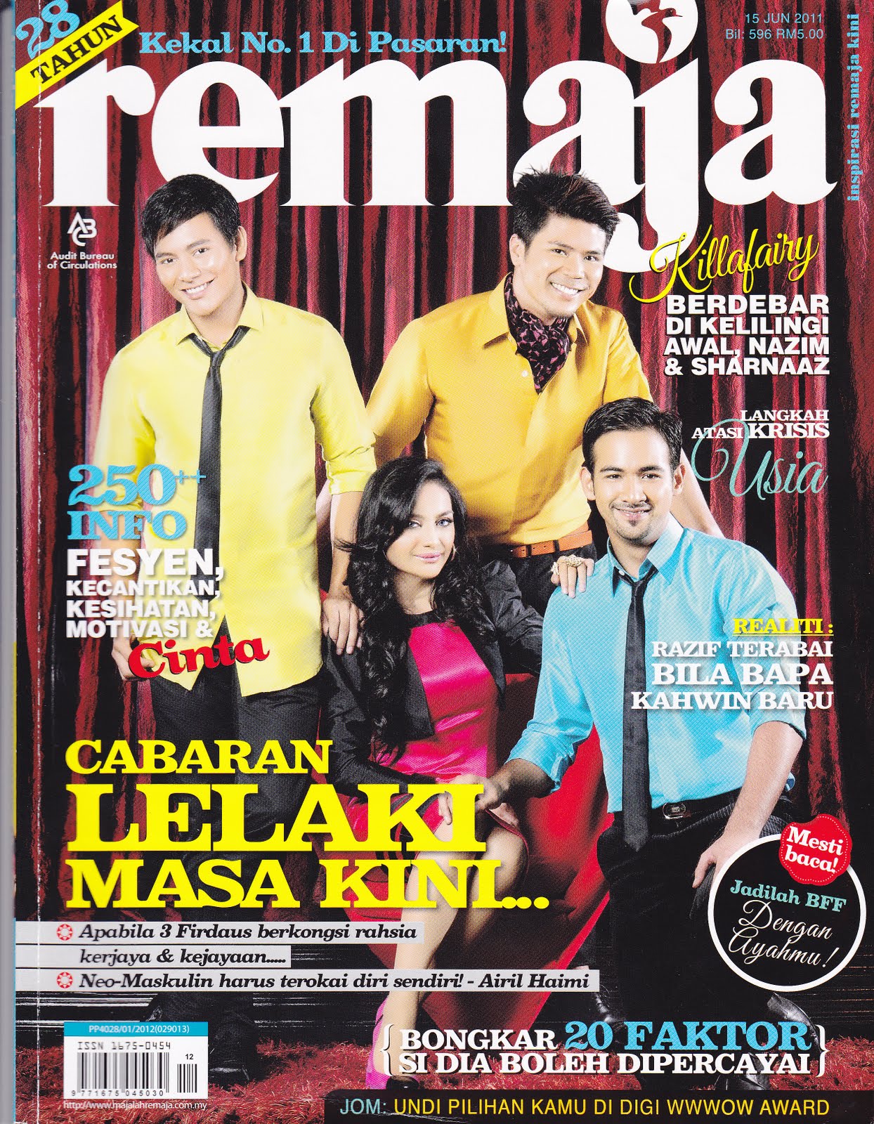 Dyan: cover majalah...