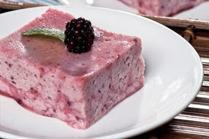 postres: postre de mora