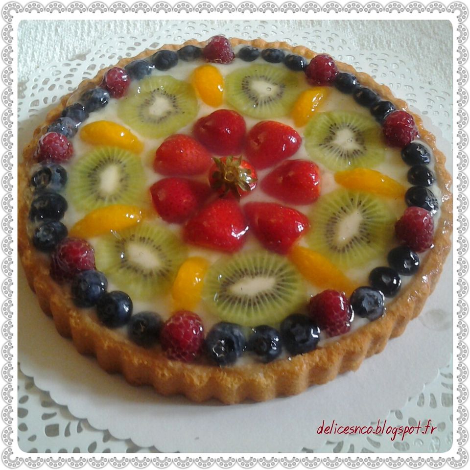 Délices and co: TARTE AUX FRUITS