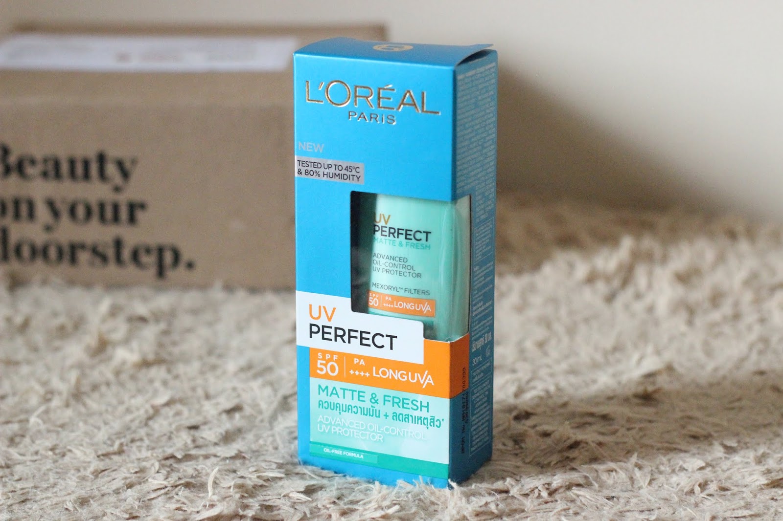 [review] : Loreal Paris UV Perfect spf 50 ++++ matte and fresh
