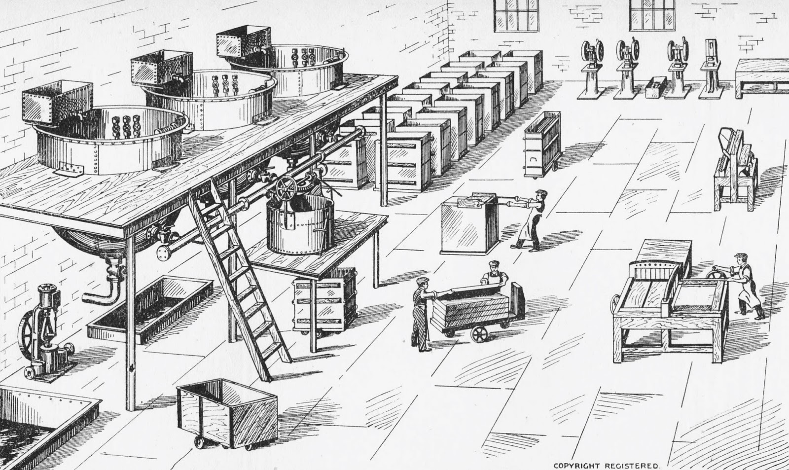 Model Railroad Minutiae: Soap factory model planning