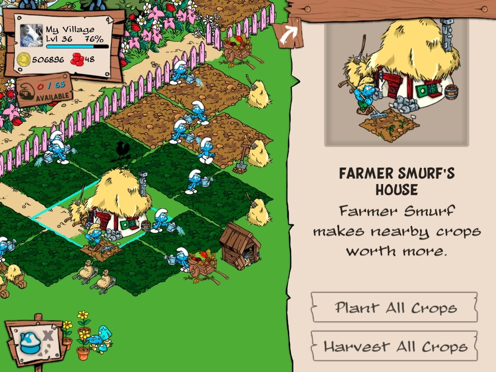 SMURFS' VILLAGE: FARMER SMURF