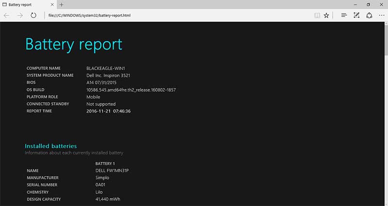 ලේසියෙන්ම ලැප්ටොප් බැටරියේ සෞඛ්‍ය වාර්ථාවක් ගන්නෙ මෙහෙමයි - bytebite.tech