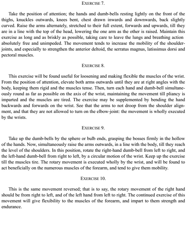 The1AndOnlyTONY: Eugen Sandow's lightweight dumbbells system of ...