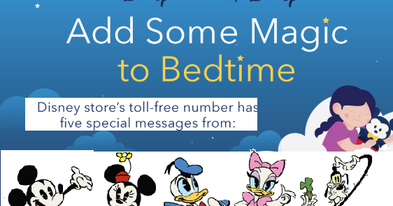 Free Disney Bedtime Message From a Disney Charachter. Mickey, Minnie ...