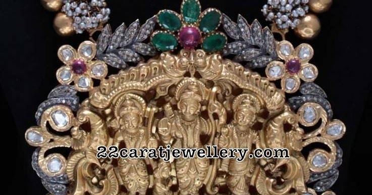 Ram Parivar Nakshi Pendant - Jewellery Designs
