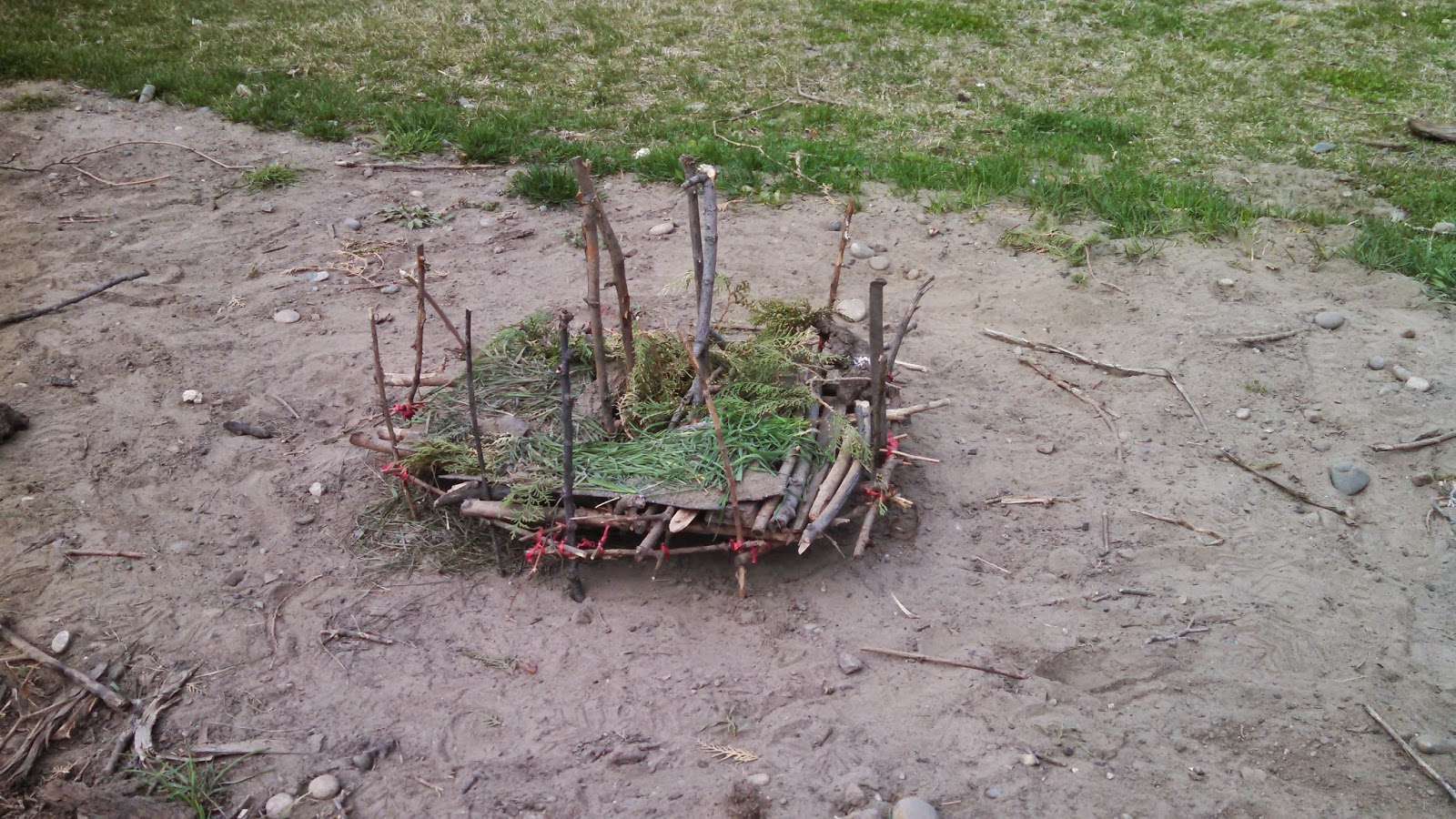 Adventures with the Perrys: Building a Wano house