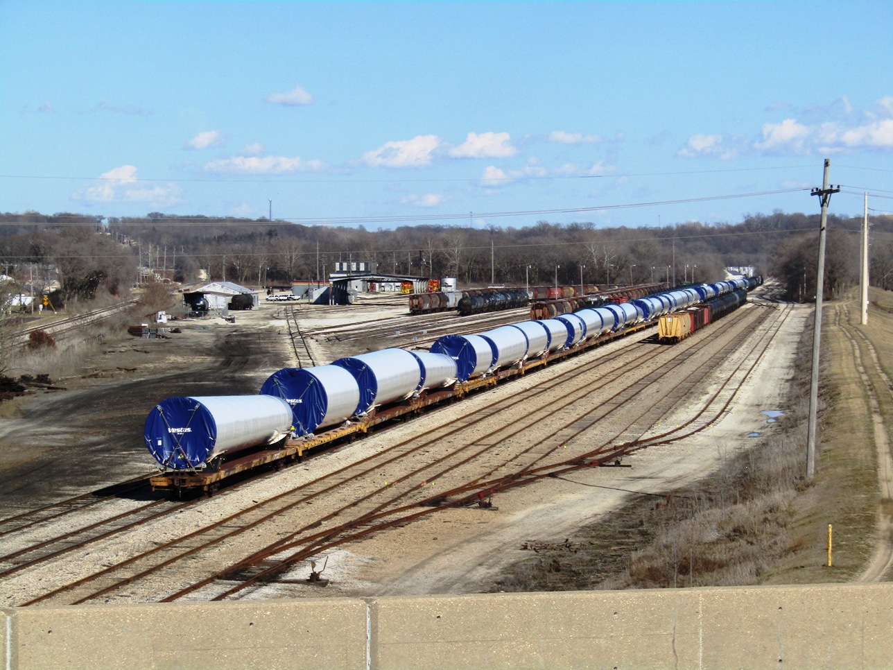 Wind Turbine Train Arrives!