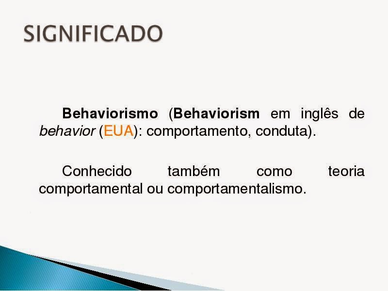 mindgames: Behaviorismo