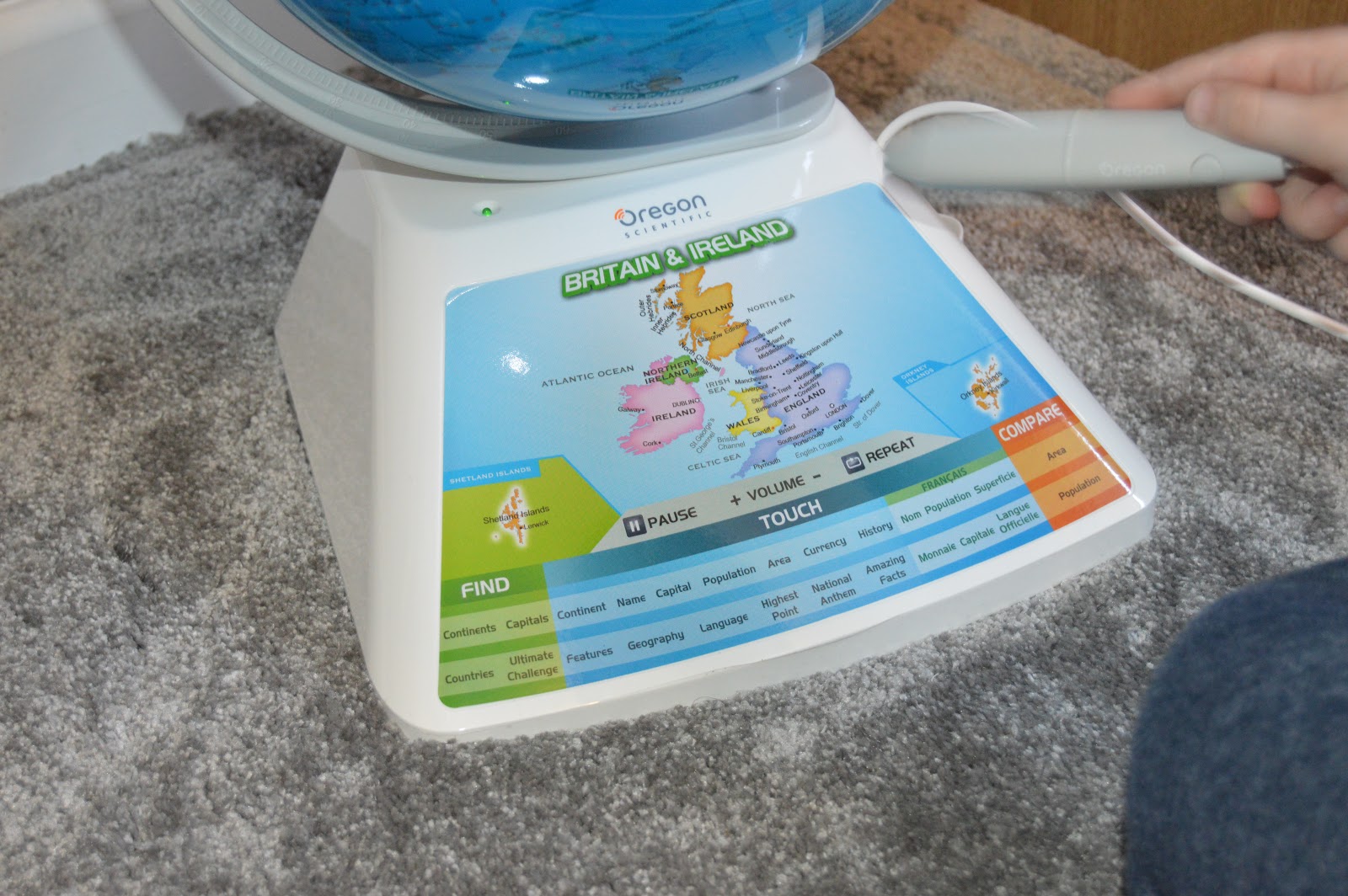 Playdays and Runways: Oregon Scientific Smart Globe Adventure