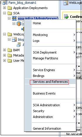 Publishing the SOA composite services to Oracle Service Registry through EM console in Oracle ...
