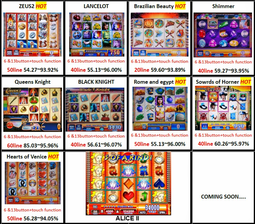 Cherry Master Games - update chips - used and new pcbs: VGA GAME BOARDS