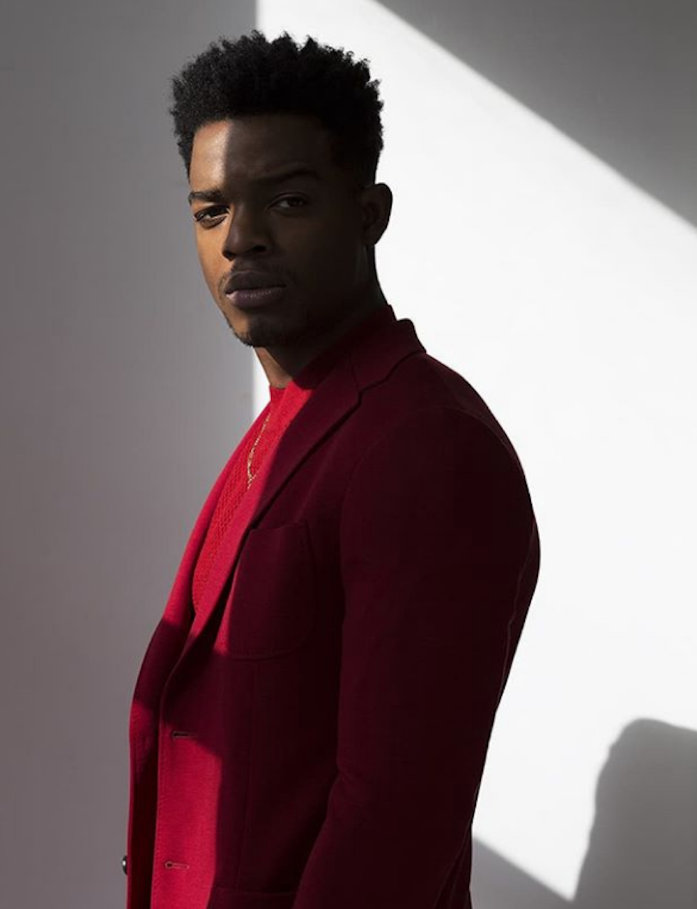 my new plaid pants: Stephan James Three Times