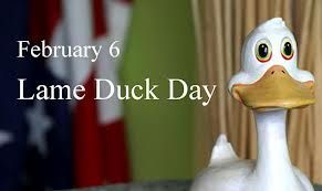 Every Day Is Special: February 6 – Lame Duck Day