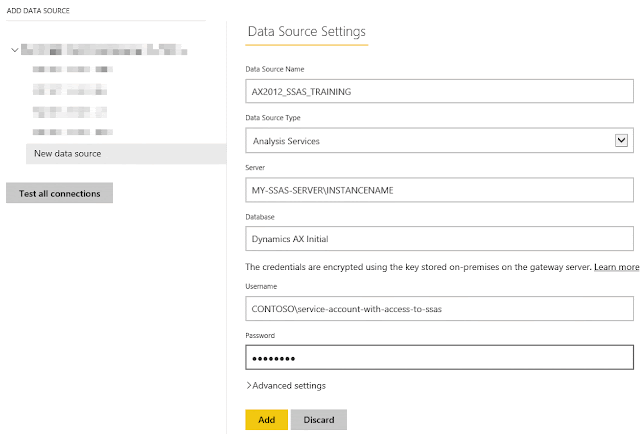 Yet Another Dynamics Ax Blog Using The On Premise Gateway To Connect To Your Ax2012 Data To 6463