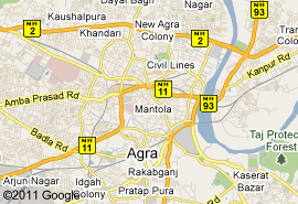 Agra india: Location and How To Reach Agra
