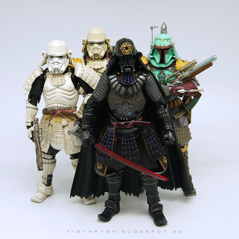 toyhaven: Comparison pictures of Bandai Tamashii Star Wars Movie ...