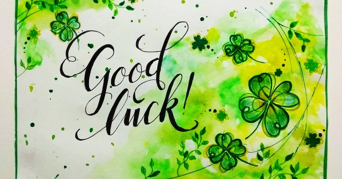 Creations Personalised: Good luck
