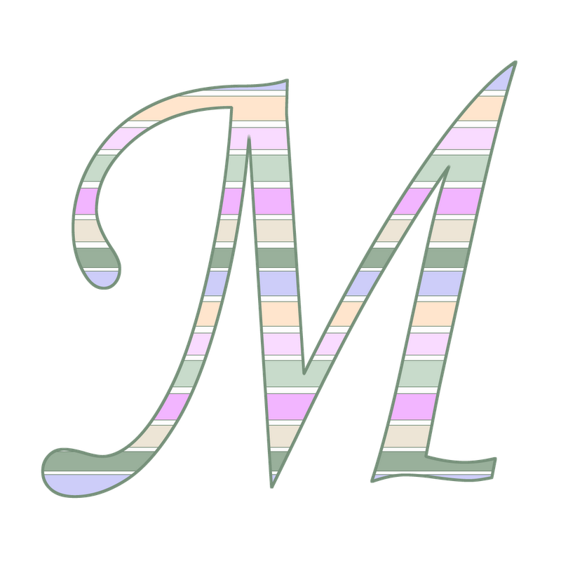 GRANNY ENCHANTED'S BLOG: "Pastel Stripes" PNG Free Capital Scrapbook ...