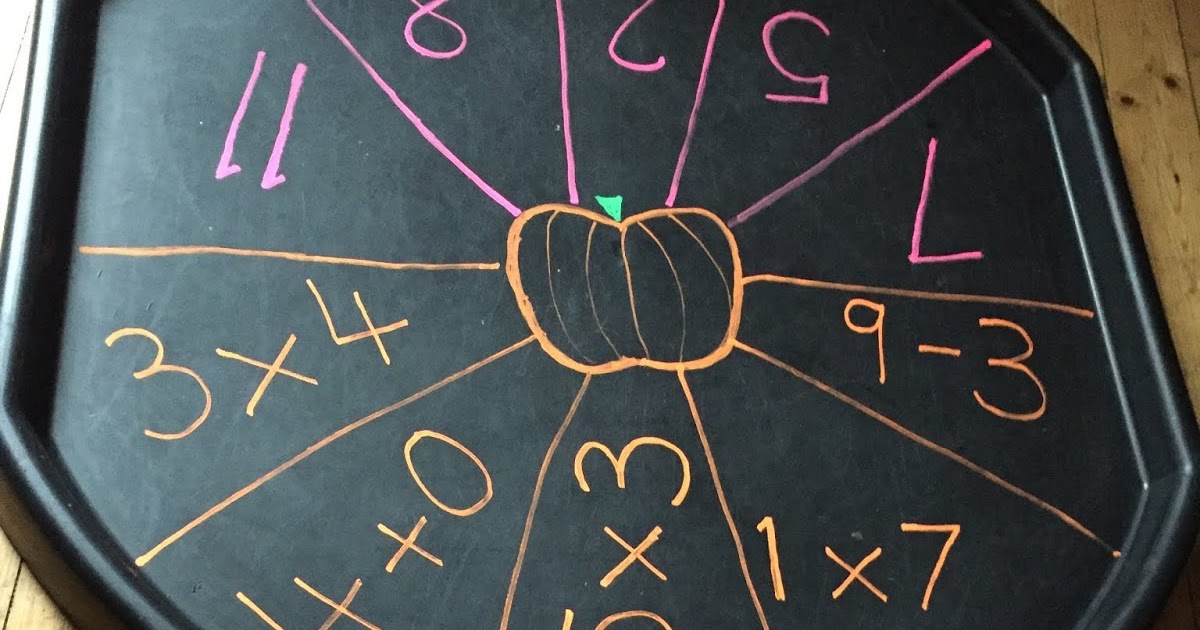 Number practice tuff tray