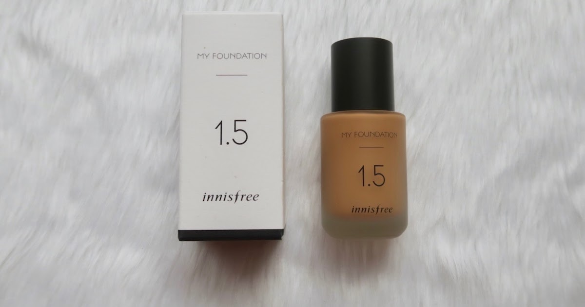 Innisfree My Foundation 1.5 in Chestnut: a Korean foundation morenas ...