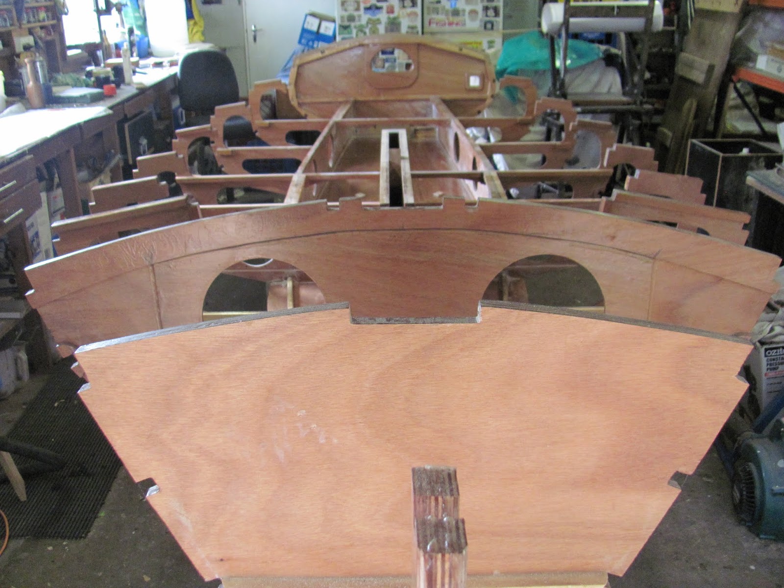 CKD Boats - Roy Mc Bride: Reinis Navigator build progress