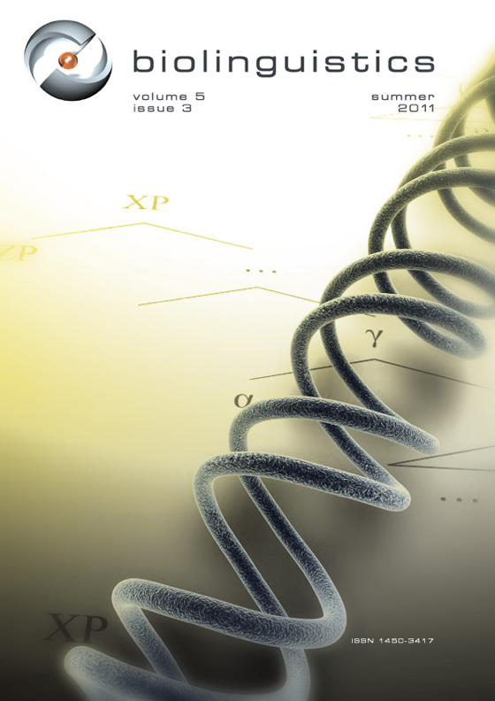 Linguistics Blog: Nueva edición de Biolinguistics